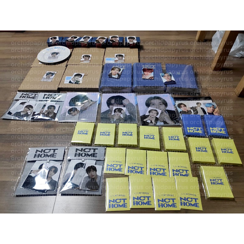 Nct Home Exhibition Official 3rd MD Line Up Book Tincase Lettering Plate Binder Index Photo ...