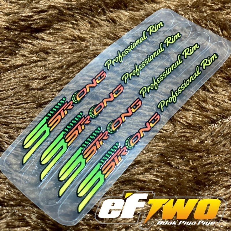 Thailand STRONG Rim STICKER | Shopee Malaysia