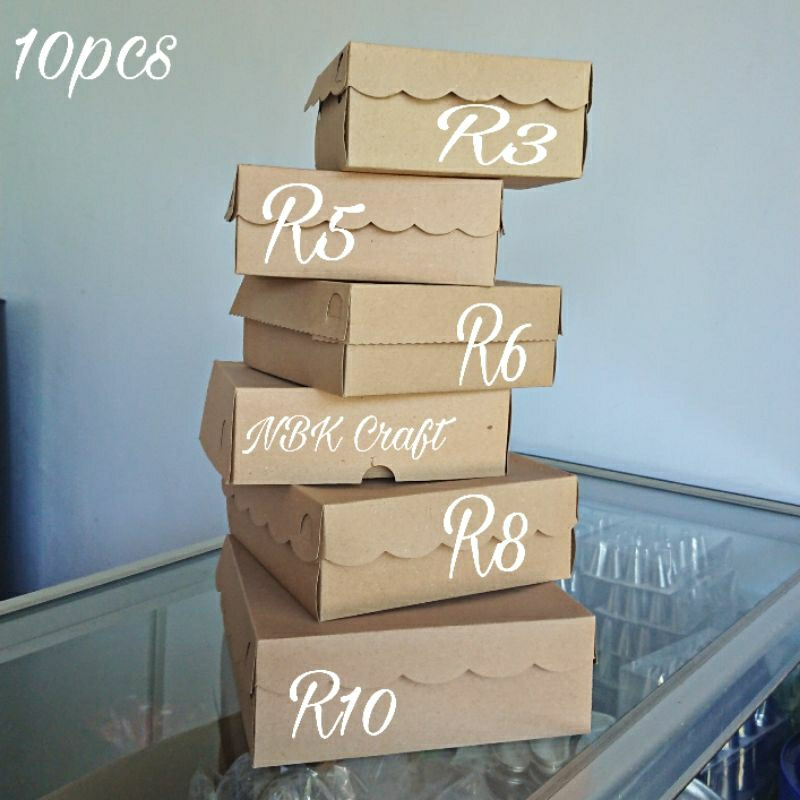 10pcz Box Snack Box Craft Snack Box Celebration Aesthetic Chocolate Box ...