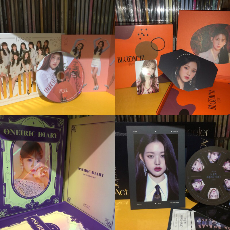 For IZ*ONE IZONE ALBUM ONLY, BLOOM IZ, ONEIRIC DIARY, ONE REELER, COLOR IZ,IZ*ONE PHOTOCARD ...