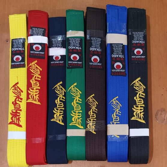 Tokaido Tokaido Taekwondo Karate Belt Embroidery Kanji Long And Thick ...