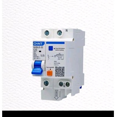 Breaker Chint RCBO ELCB +MCB 1P+N 6A 10A 16A 20A 25A 32A sensitive ...