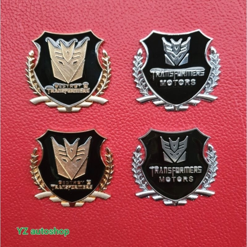 TRANSFORMERS DESTROY 3D Iron Emblem (2pcs) | Shopee Malaysia