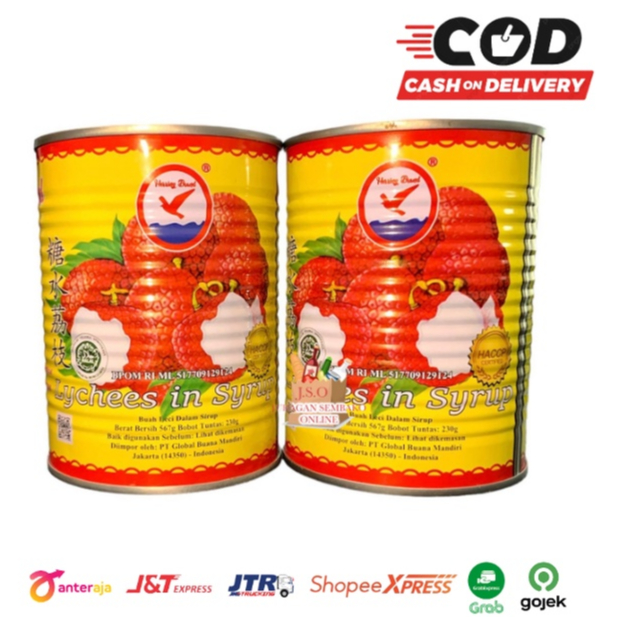 (JSO) Herring Brand 567gr canned lychee / canned lychee / lychee in ...