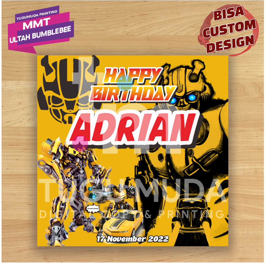 Print Banners|Backdrop|Children's Birthday/Birthday Banner-BUMBLEBEE ...