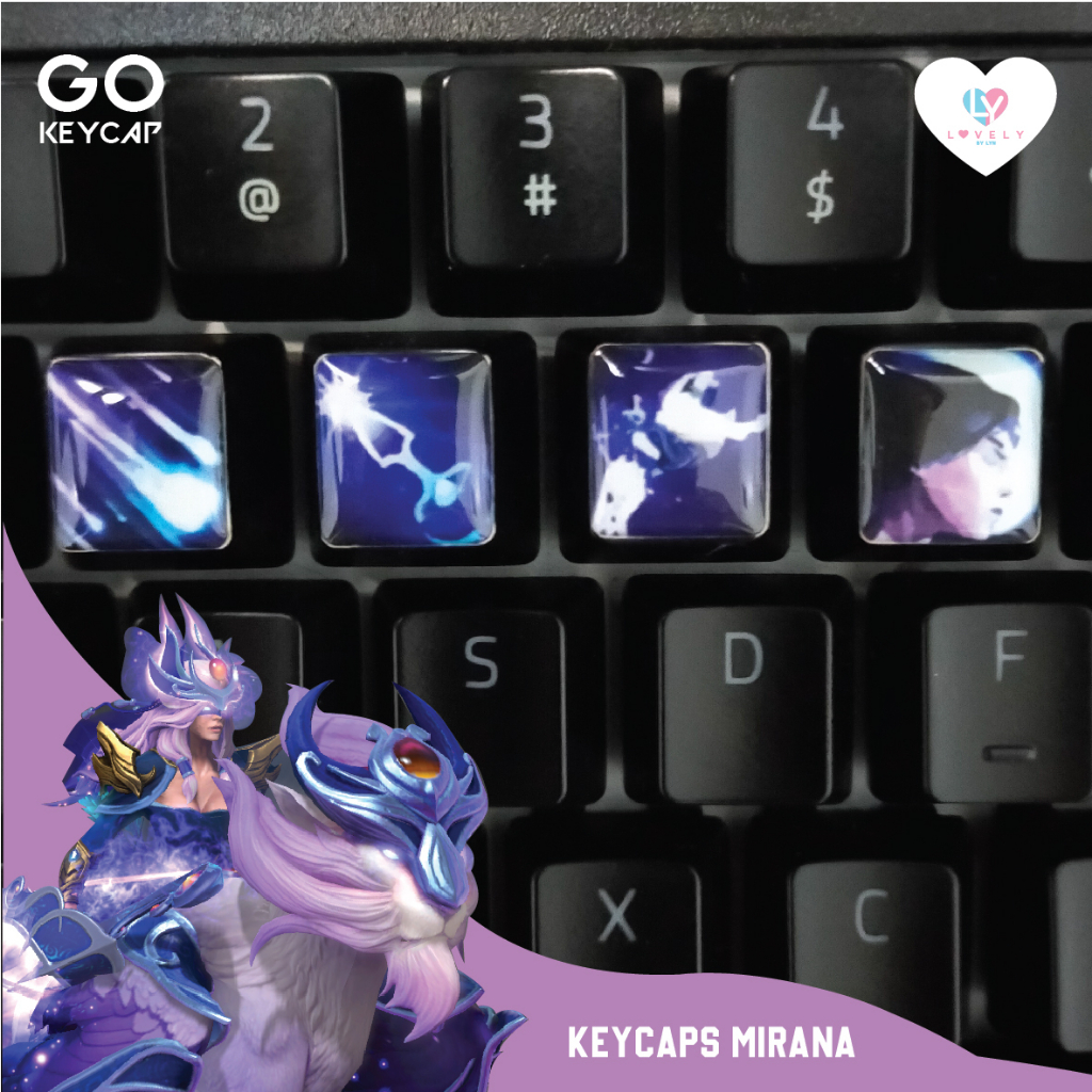 Keycaps PBT Dota 2 Mirana Ability | Go KEYCAPS | Shopee Malaysia