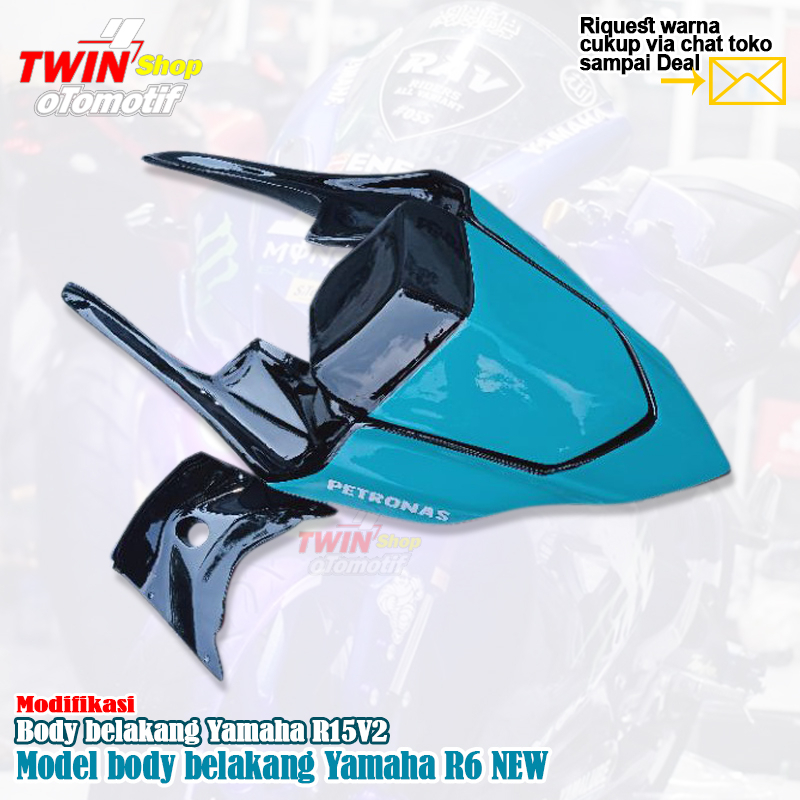 Body R15 V2 BODY R6 NEW REAR BODY R15V2 MODEL BODY R6 NEW BLUE TOSCA ...