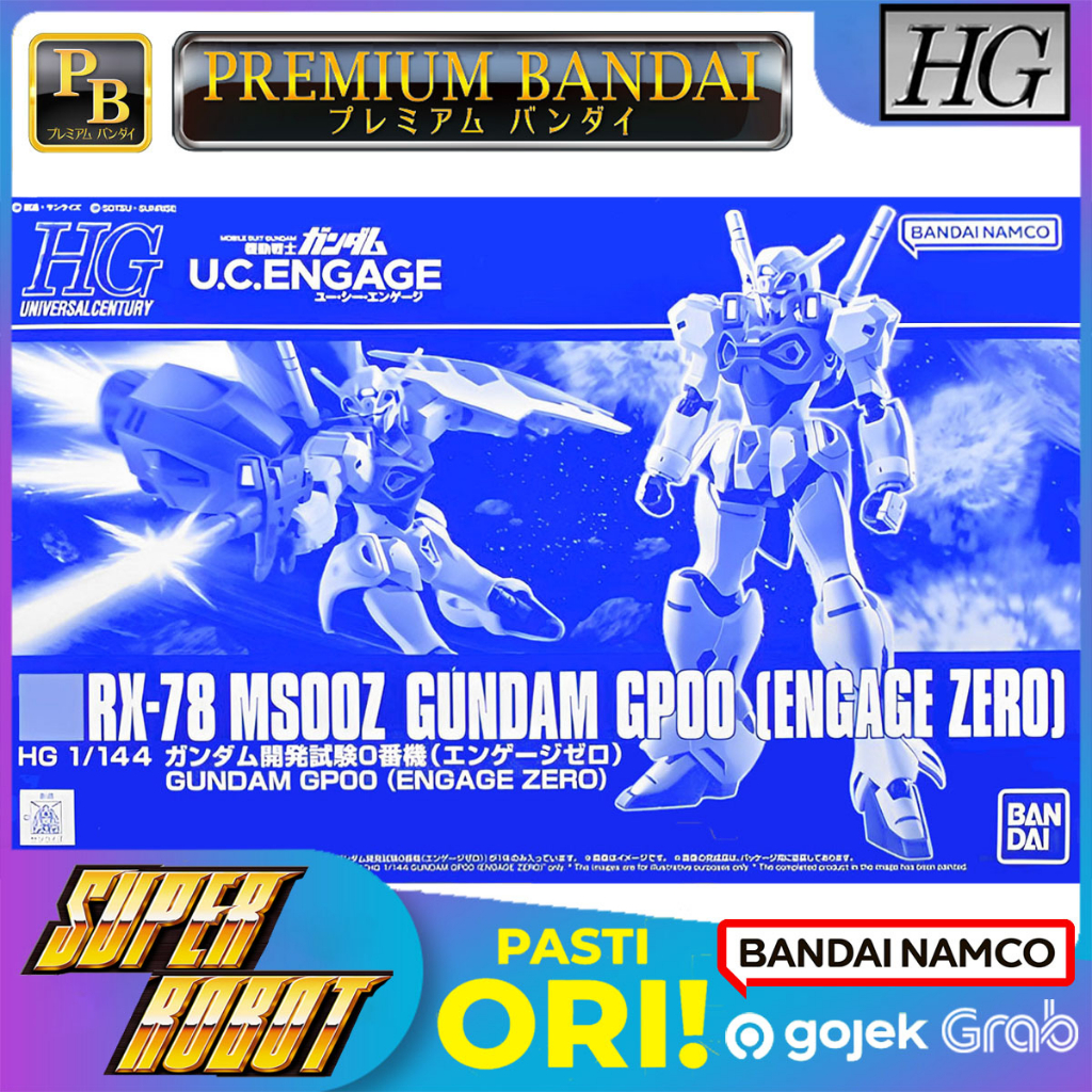 Bandai HG RX-78 MS00Z Gundam GP00 ENGAGE Zero - UC ENGAGE HGUC P-BANDAI Limited | Shopee Malaysia