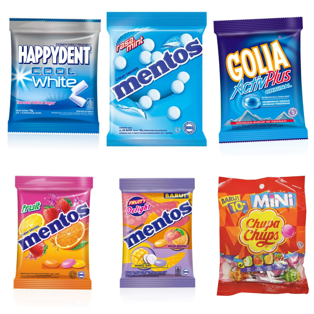 Assorted Candy | Lollipop Candy | Mentos | Chupachups | Goliath ...