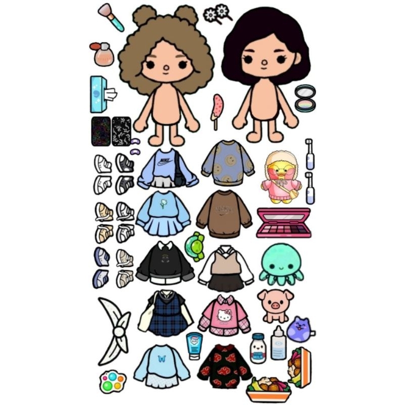 Toca Boca Paper Toys Toca Boca Life Paper Toys Toca Boca Room Paper ...