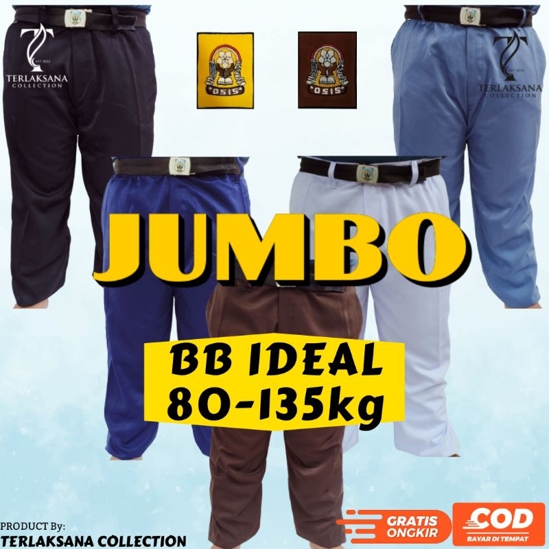 JUMBO SCHOOL PANTS FOR SMP HIGH SCHOOL School Uniforms Long Trousers ...