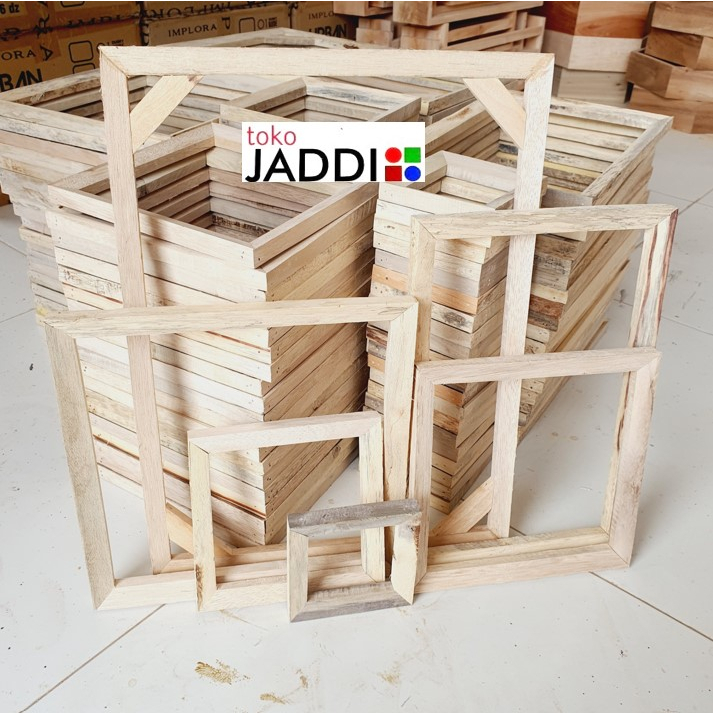 JADDI Wood frame 30x35 / 35x30 cm wooden frame painting canvas frame ...
