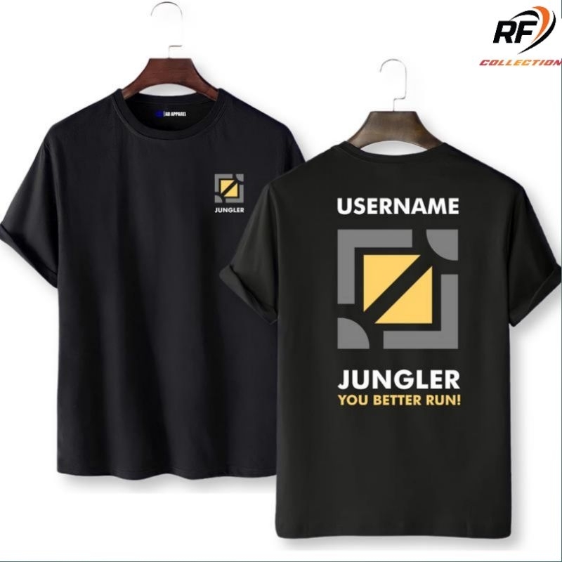 Kaos T-shirt Game Mobile Legend All Role Baju ML Custom Nama MLBB ...