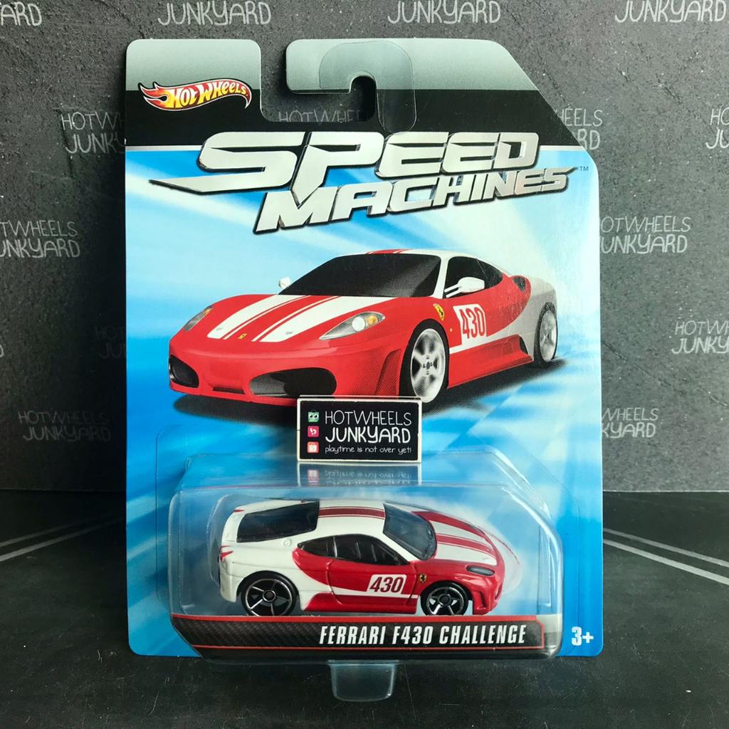 Hot Wheels Speed Machines Ferrari F430 Challenge Red White 2012 RARE ...