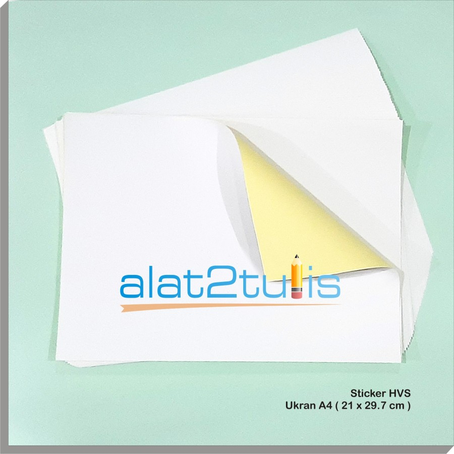 Hvs A4 / A5 / A6 / A7 Sticker Paper contains 20 sheets / pack Doff dof ...