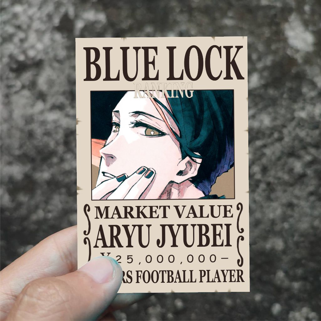 Poster Collection A4 Anime Blue Lock Ranking - Bounty Poster Decoration ...