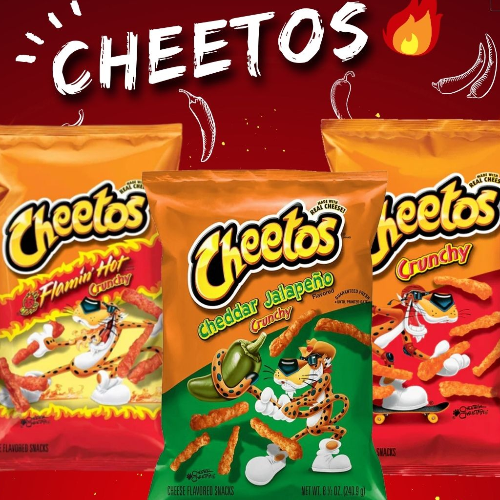 Cheetos Snack Made With Real Cheese 226g Corn Snack 1 Pouch | Shopee ...