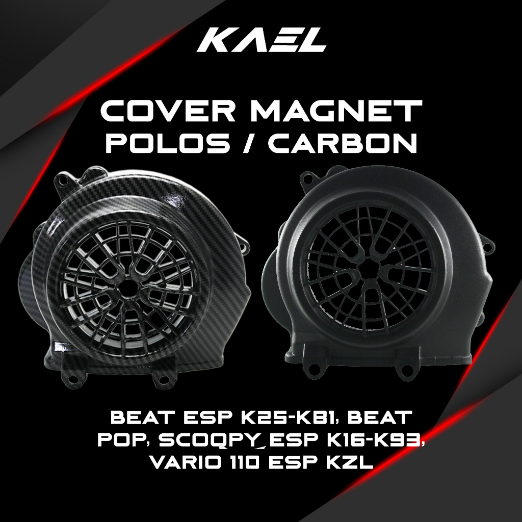 Magnetic Fan Cover-Carbon Honda Beat FI-F1-eSP-Street-Pop-New K25-K81 ...
