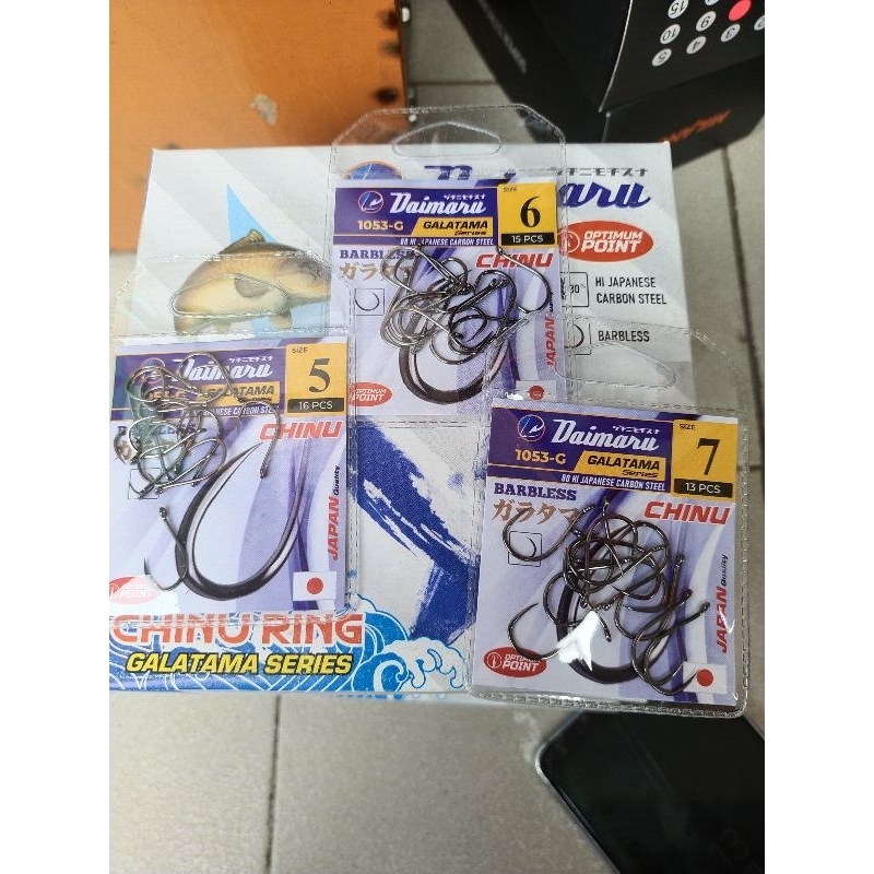 Daimaru Hook barbless chinu ring | Shopee Malaysia