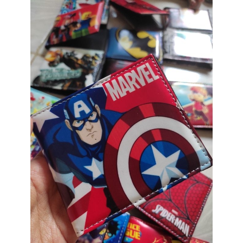 Superhero Character Boys Wallet Children's Walletsuperhero Wallet ...