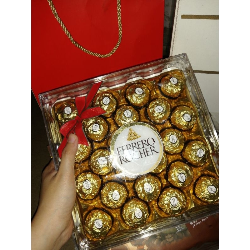 Ferrero ROCHER T24 CONTENTS 24 PCS CRISP HAZELNUT / FERRERO ROCHER T24 ...