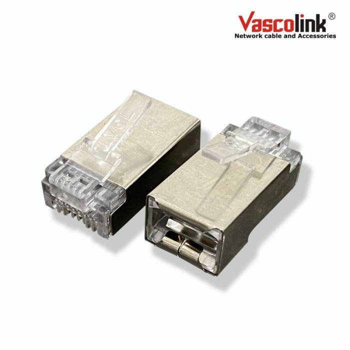 Vascolink RJ45 Connector Ftp Cat6 EZ Iron Gold - Anti-Fail | Shopee ...