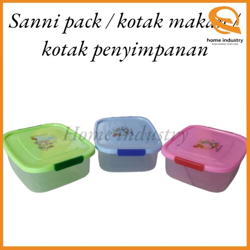Sanni pack 850 lunch box/food storage box/refrigerator box | Shopee ...