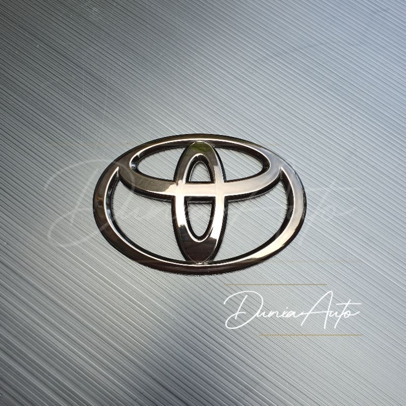 Toyota Calya Front Black Chrome Logo Emblem | Shopee Malaysia