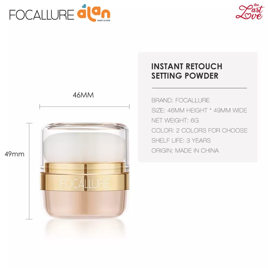 Focallure Setting Powder & Cheek Blush With Mirror | Shopee Malaysia