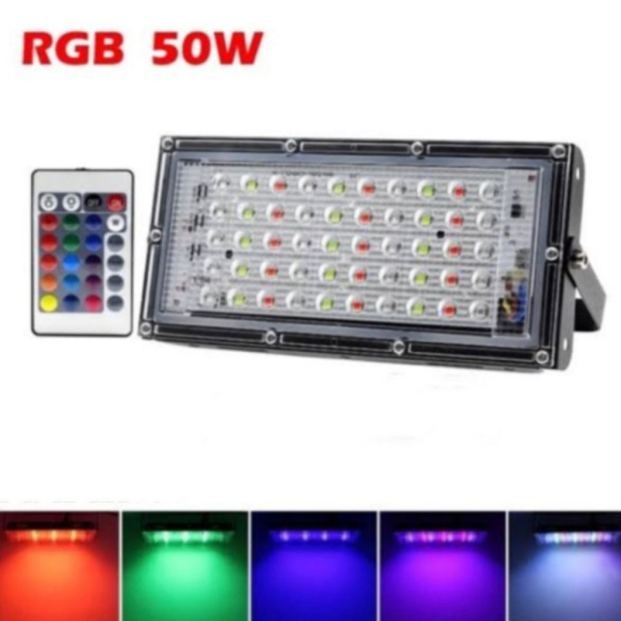 50w / 50Watt Colorful Slim RGB Model Spotlight | Shopee Malaysia