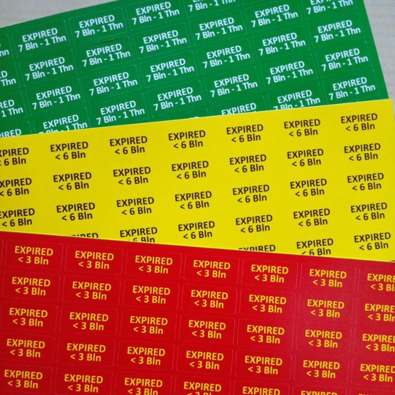 2 line Expired Medicine Label Stickers | Shopee Malaysia