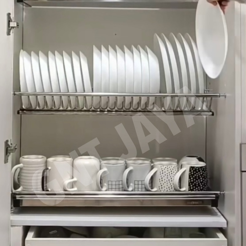 Top CABINET dish rack stainless 70cm 700mm dish rack kitchen set top ...