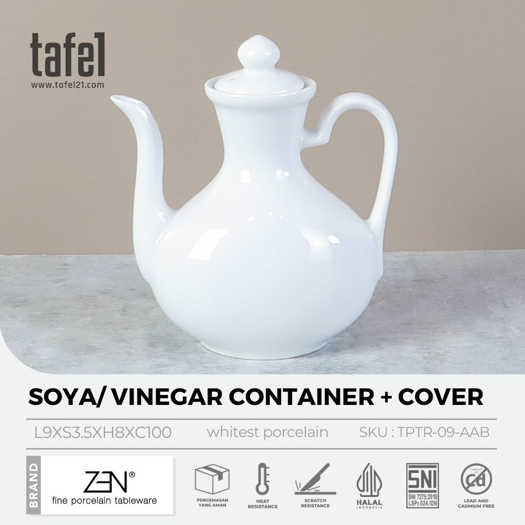 Zen Ceramic Soy Sauce Vinegar Container / Soya Sauce Vinegar Container ...