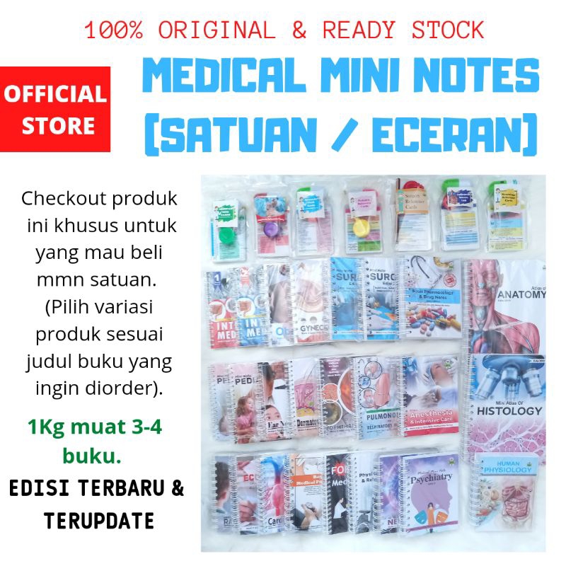 Original | Medical Mini Notes Retail Unit/Pocket Book Medicalmininotes ...