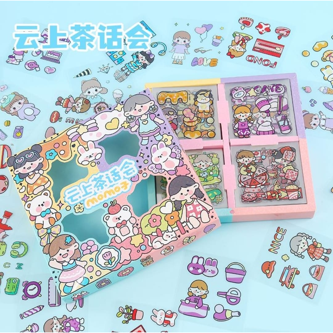 - Sticker Waterproof Sticker Masu Sticker Momo Korea Contents 100pcs ...