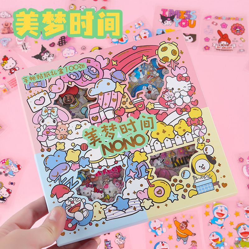 - Sticker Waterproof Sticker Masu Sticker Momo Korea Contents 100pcs ...