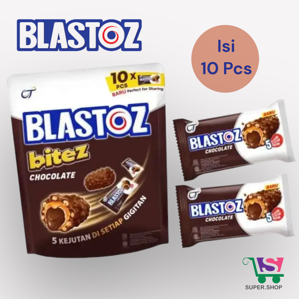 Blastoz Bites Wafer Roll Chocolate POUCH (10 pcs) | Shopee Malaysia