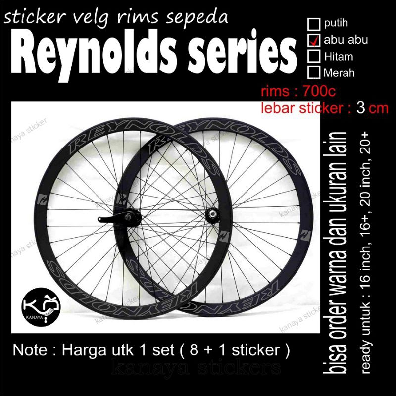 Reynolds 700c Racing Bike rims sticker | Shopee Malaysia