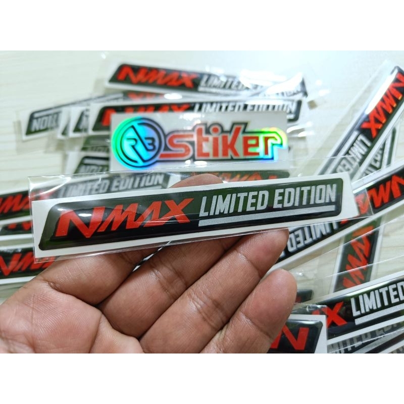 Limited edition nmax emblem, 3D flexible embossed, yamaha nmax emblem ...