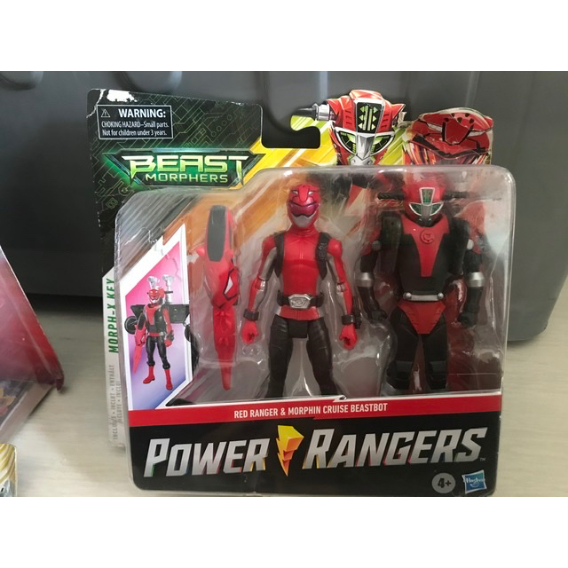 Hasbro Power Rangers Red Ranger & Morphin Cruise Beastbot | Shopee Malaysia