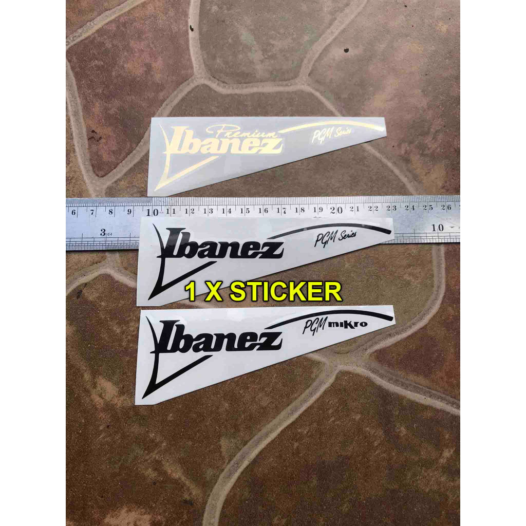 Ibanez Pgm Premium Paul Brandon Gilbert Logo Sticker Paste Headstock ...
