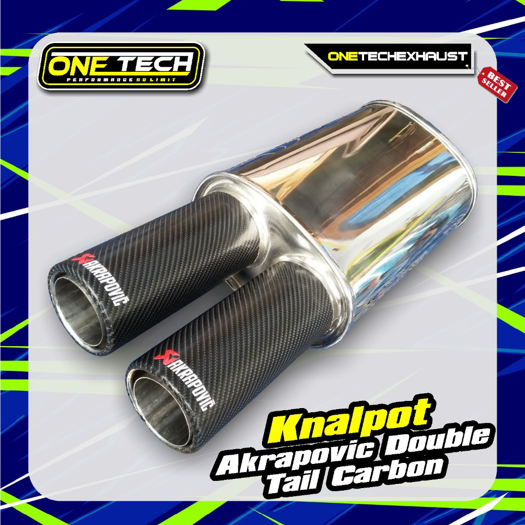 Akrapovic Double Tail Carbon TT Exhaust | Shopee Malaysia