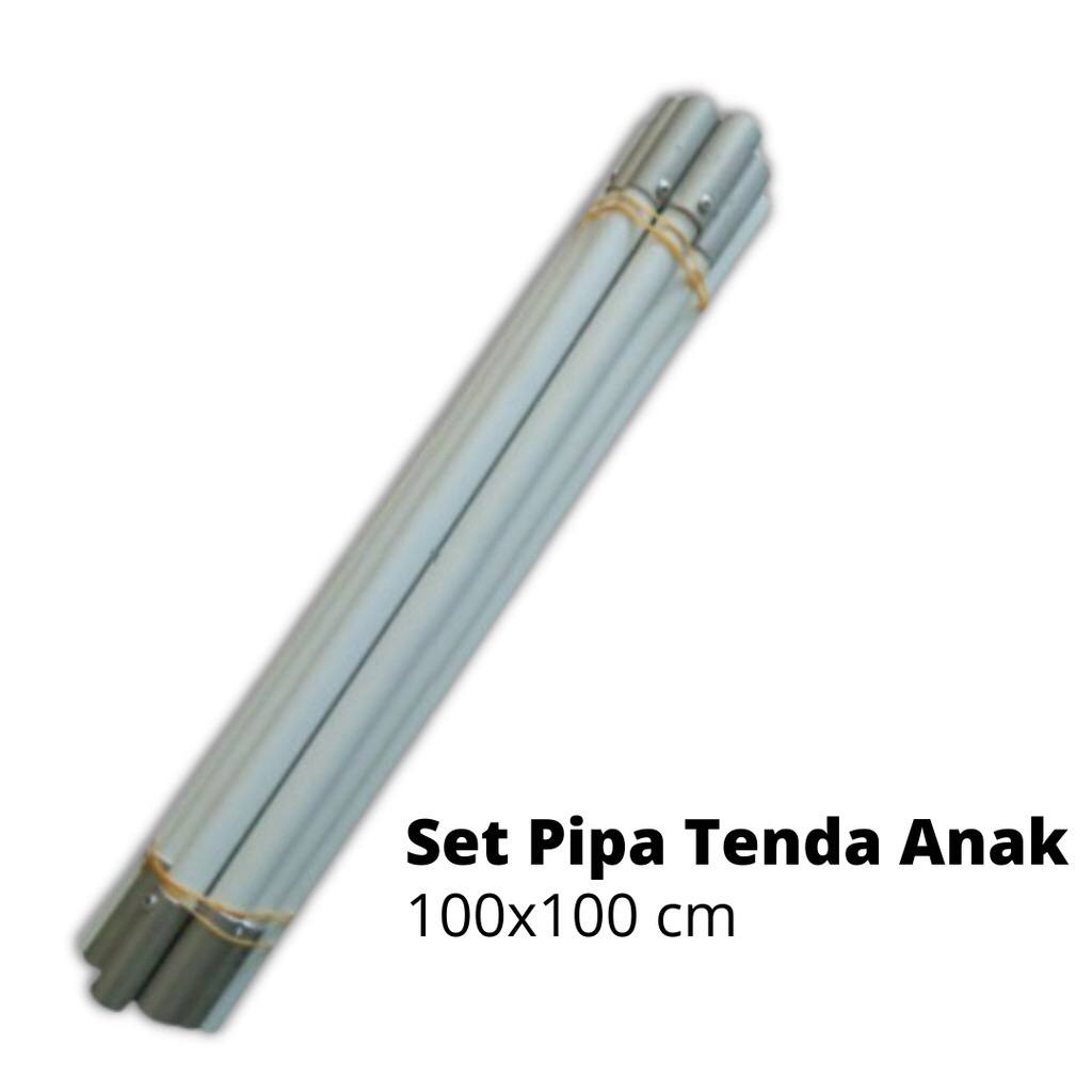 TENDA 1 Set of Children's Tent Pipes Size 100 x 100 cm | Shopee Malaysia