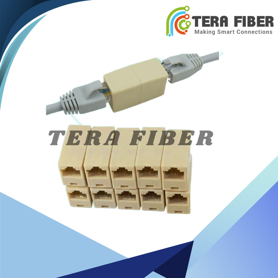 Barrel / Barrel RJ45 Connector / Two Connector RJ 45 UTP LAN | Shopee ...