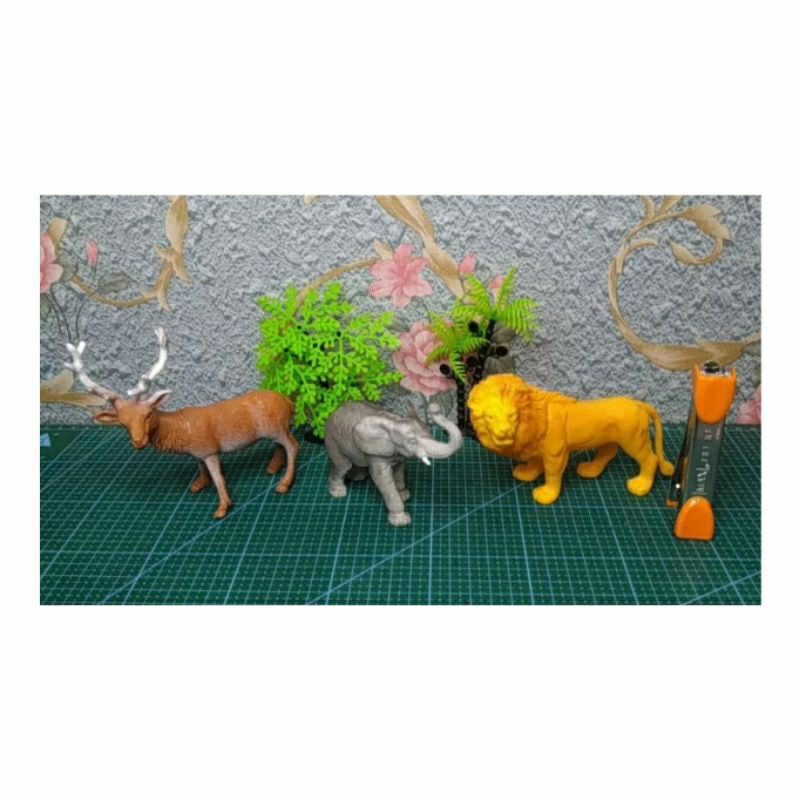 CHILDREN'S TOYS RUBBER ANIMALS KNOWING WILD ANIMALS MADE BY ZOO THE ...