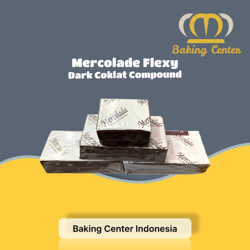 Mercolade Flexy Dark Chocolate Compound Repack | Shopee Malaysia