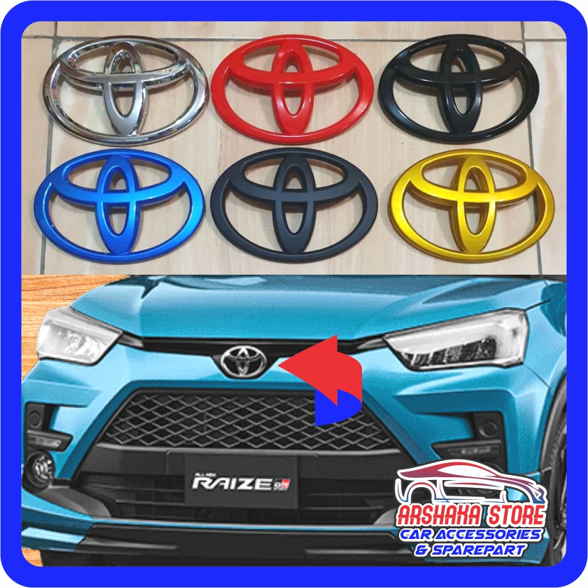 Toyota Raize Front Emblem Logo Emblem | Shopee Malaysia