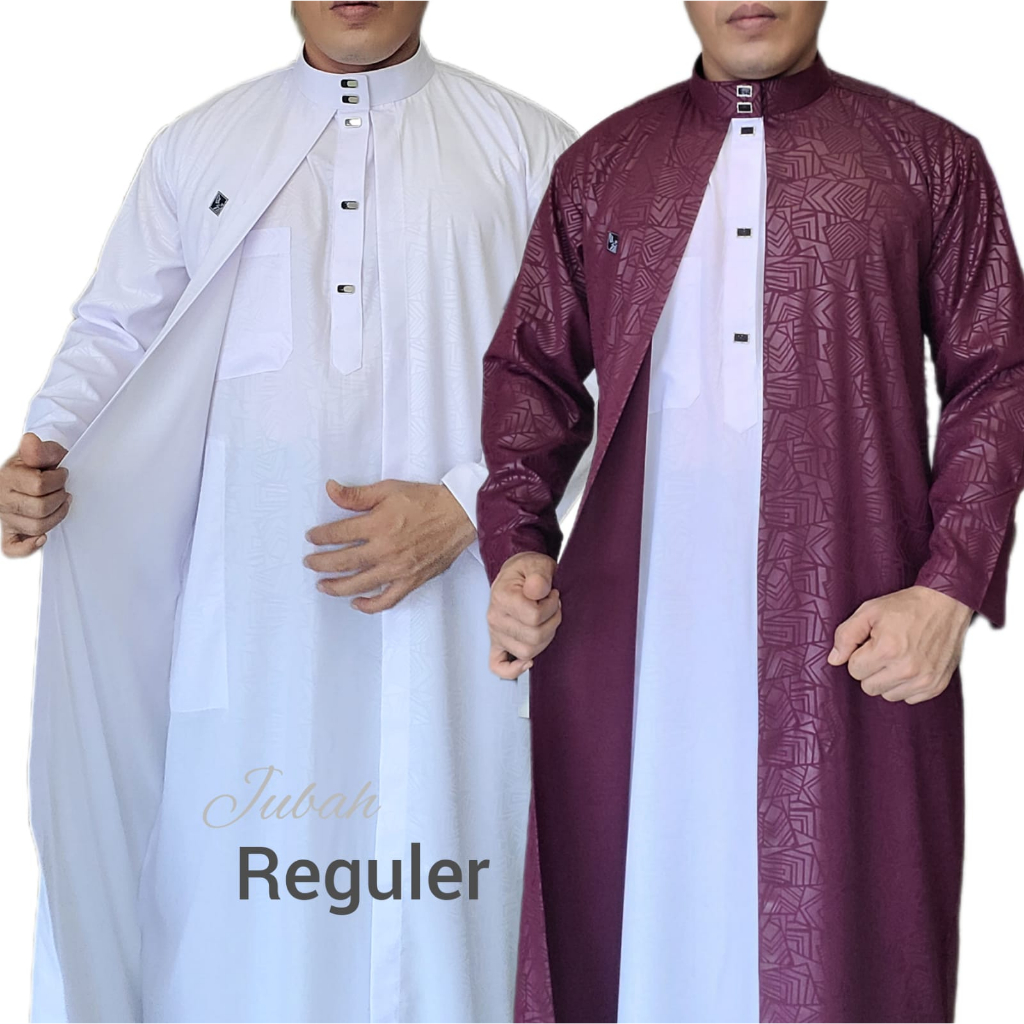 Regular men's robe, 2 in 1 juabah outer robe, Alfaan muslim men's robe ...