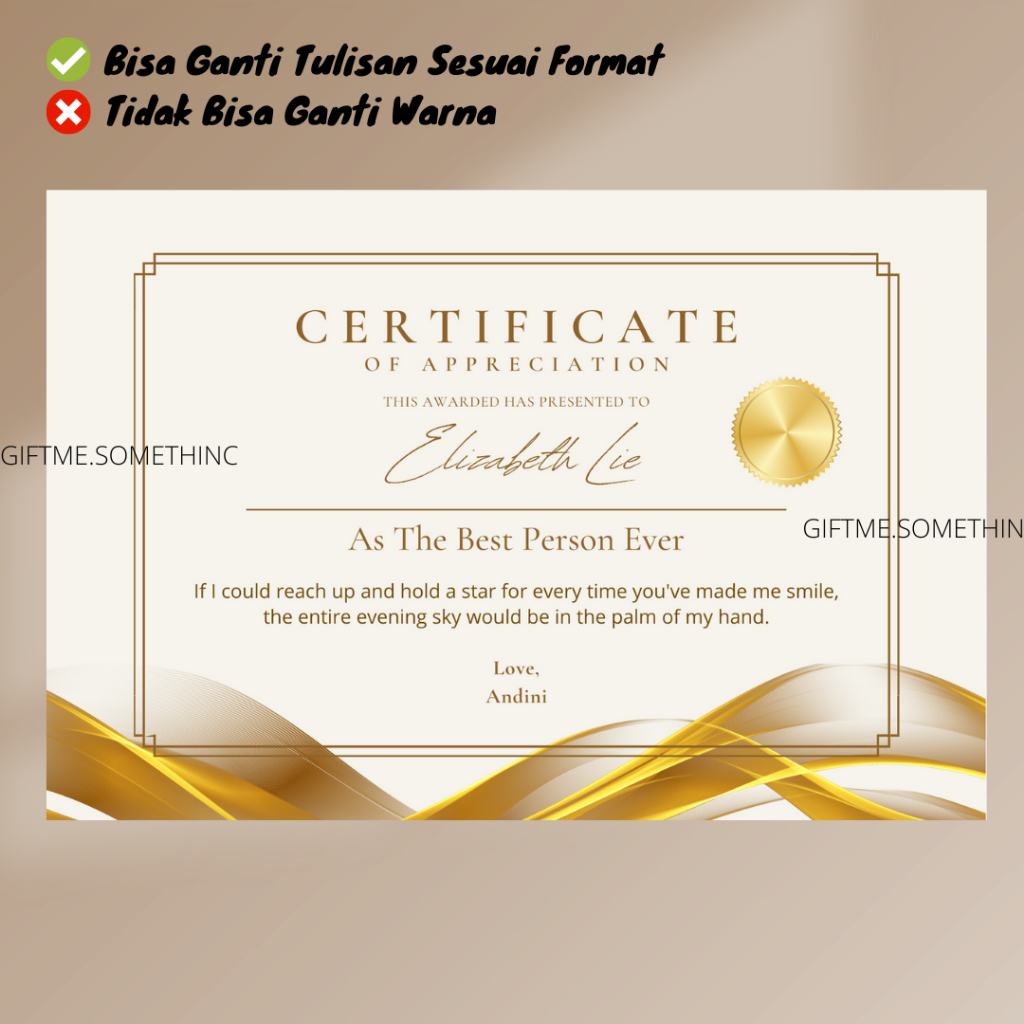 Custom Certificate Frames - Best Appreciation Certificate Best Boyfriend Certificate+Acrylic ...