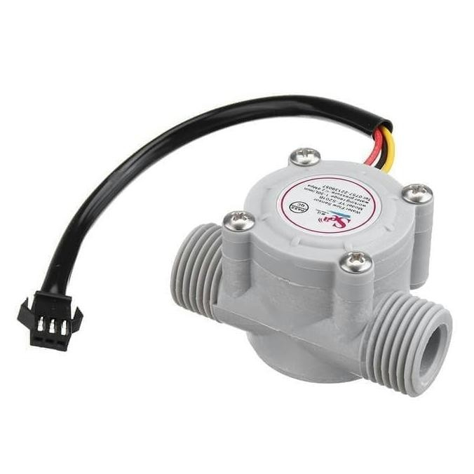 Water Flow Meter Sensor YF-S201 G 1/2 " inch YF S201 - White | Shopee ...